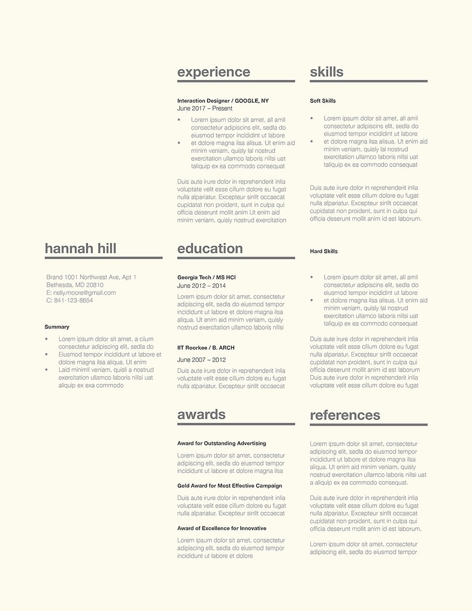 Non Traditional Resume Examples 11 Career Change Resume Examples