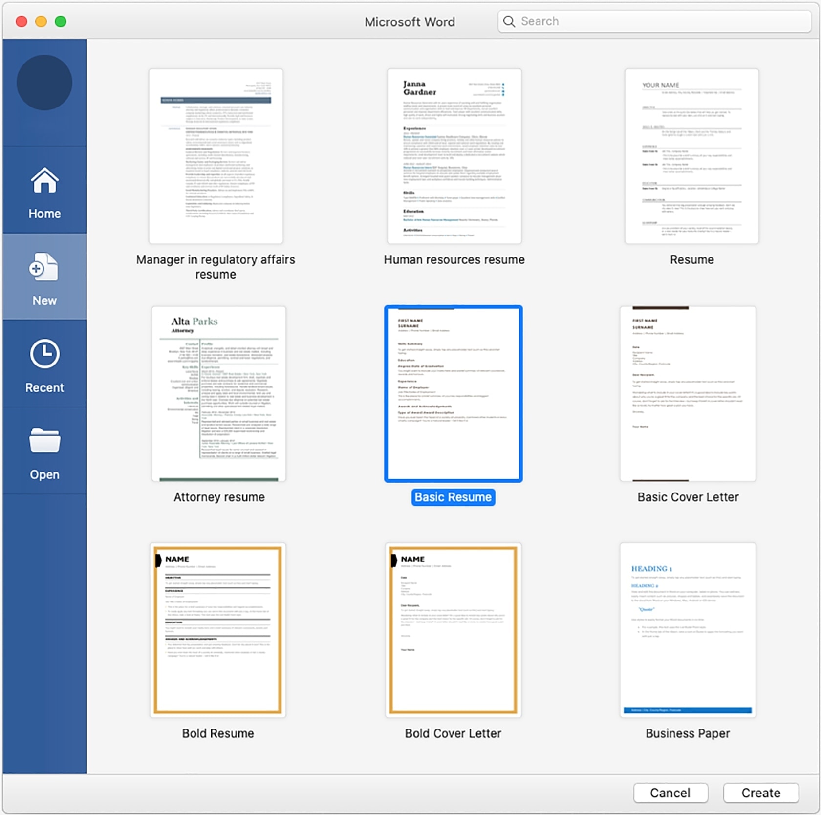 20+ Best Microsoft Word Resume Templates for 2025 | Resumeway